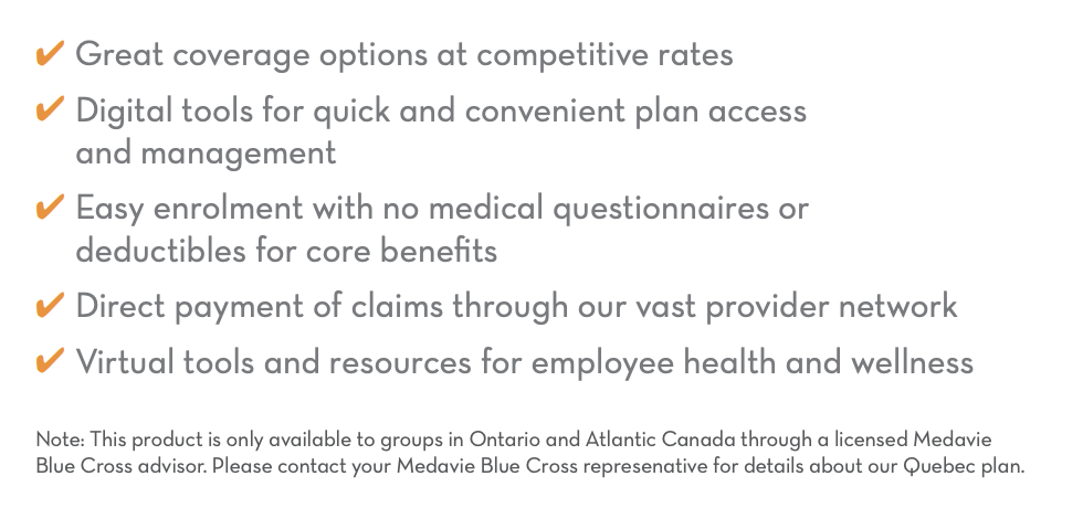 Group Insurance | Tailored for Small Businesses | Medavie Blue Cross ...